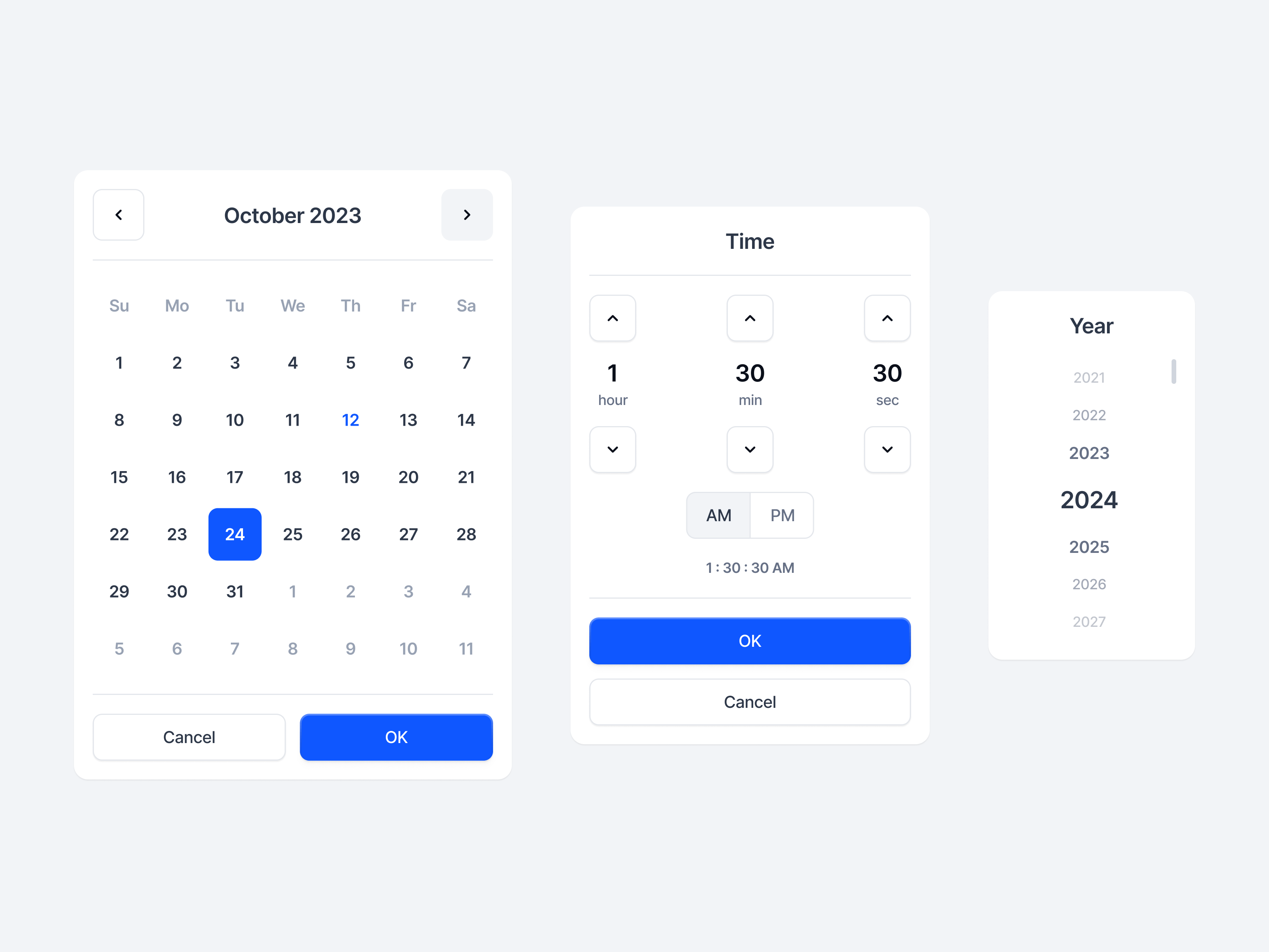 Browse thousands of Date Time UI images for design inspiration | Dribbble