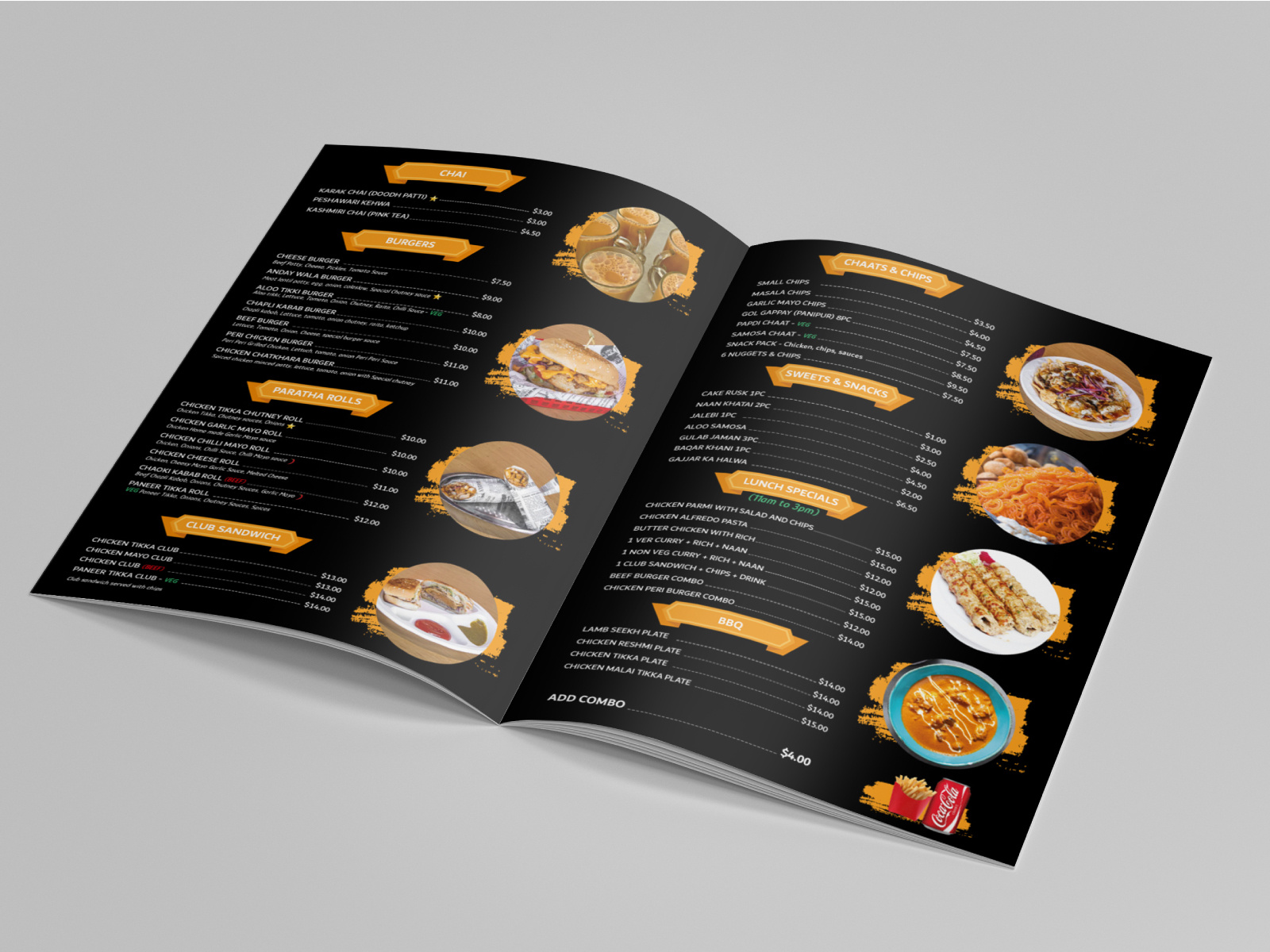 Restaurant Menu Book Design by Graphic Advice on Dribbble