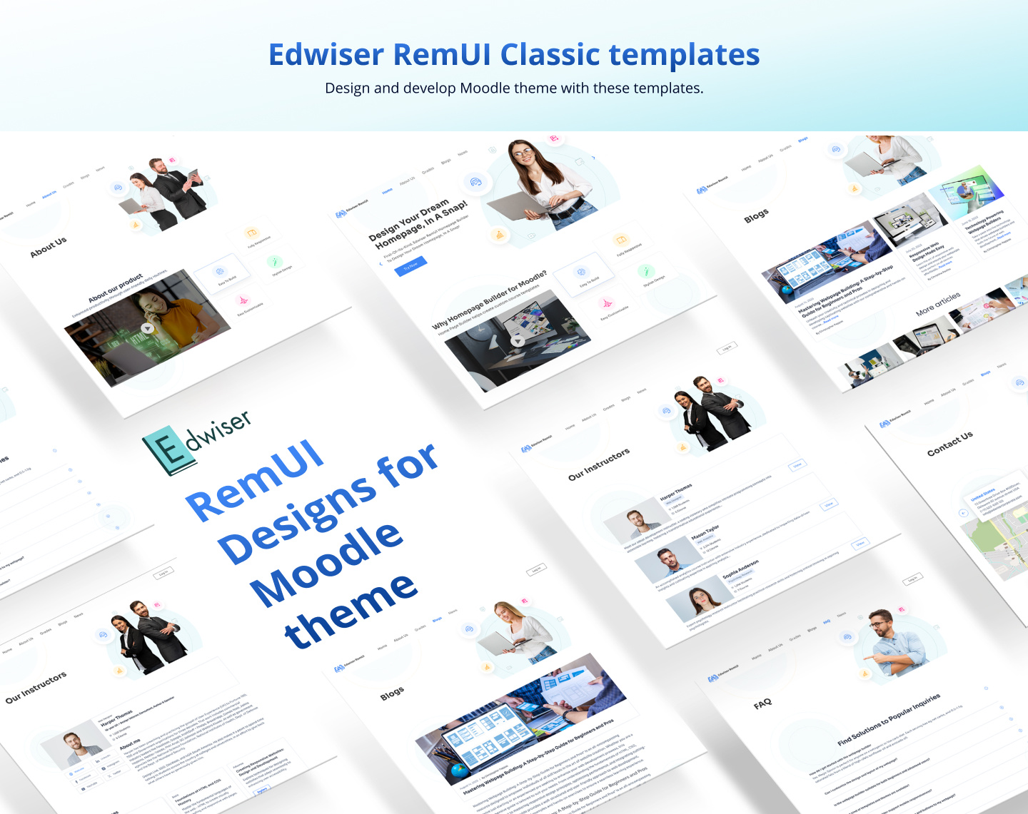Moodle - Classic Moodle Template by Edwiser RemUI on Dribbble
