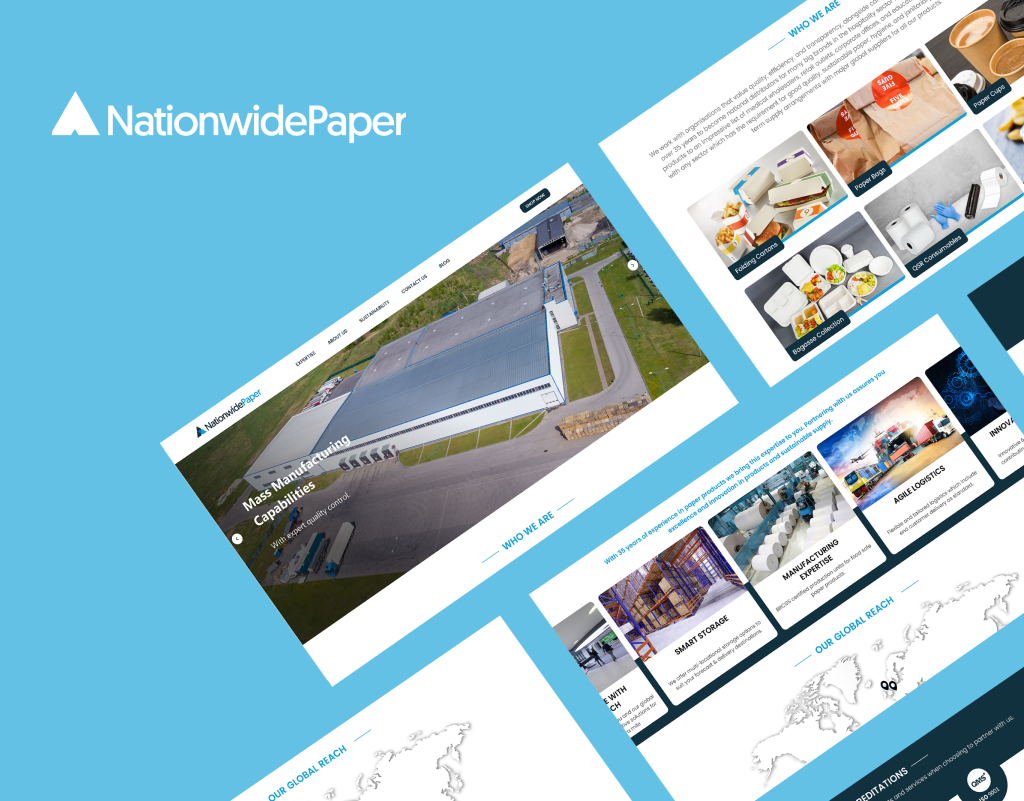 Nationwidepaper Website Design by Thevisiontech on Dribbble