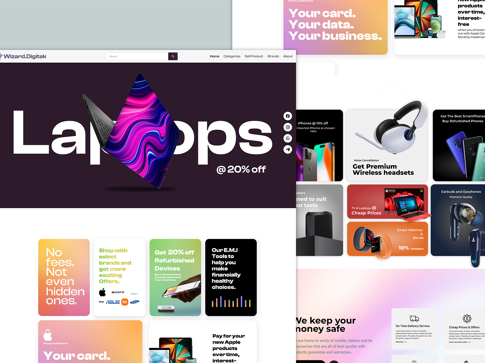 Modern E-Commerce Web Design by Pranjal on Dribbble