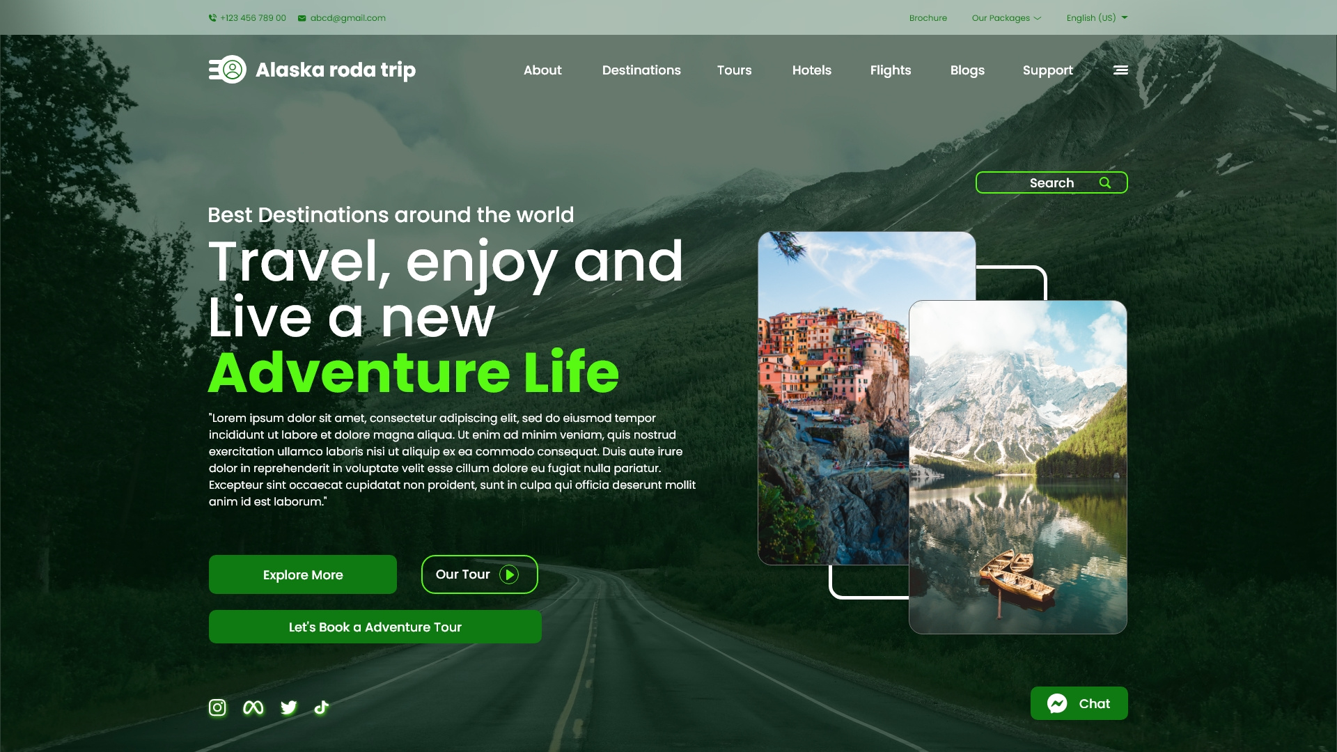 Hero Section UI Design by Taslima Akter on Dribbble
