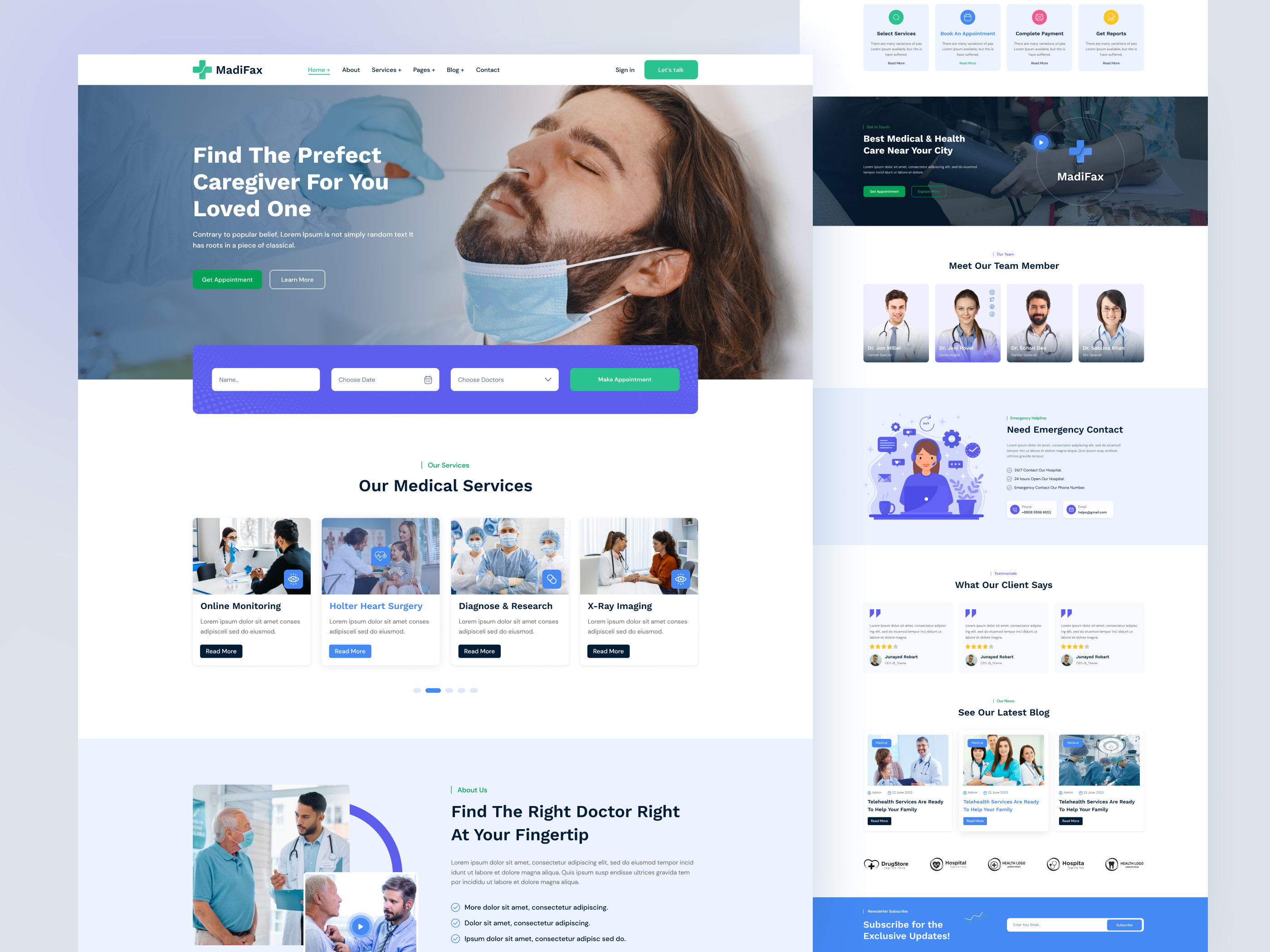 Hospital Booking designs, themes, templates and downloadable graphic ...