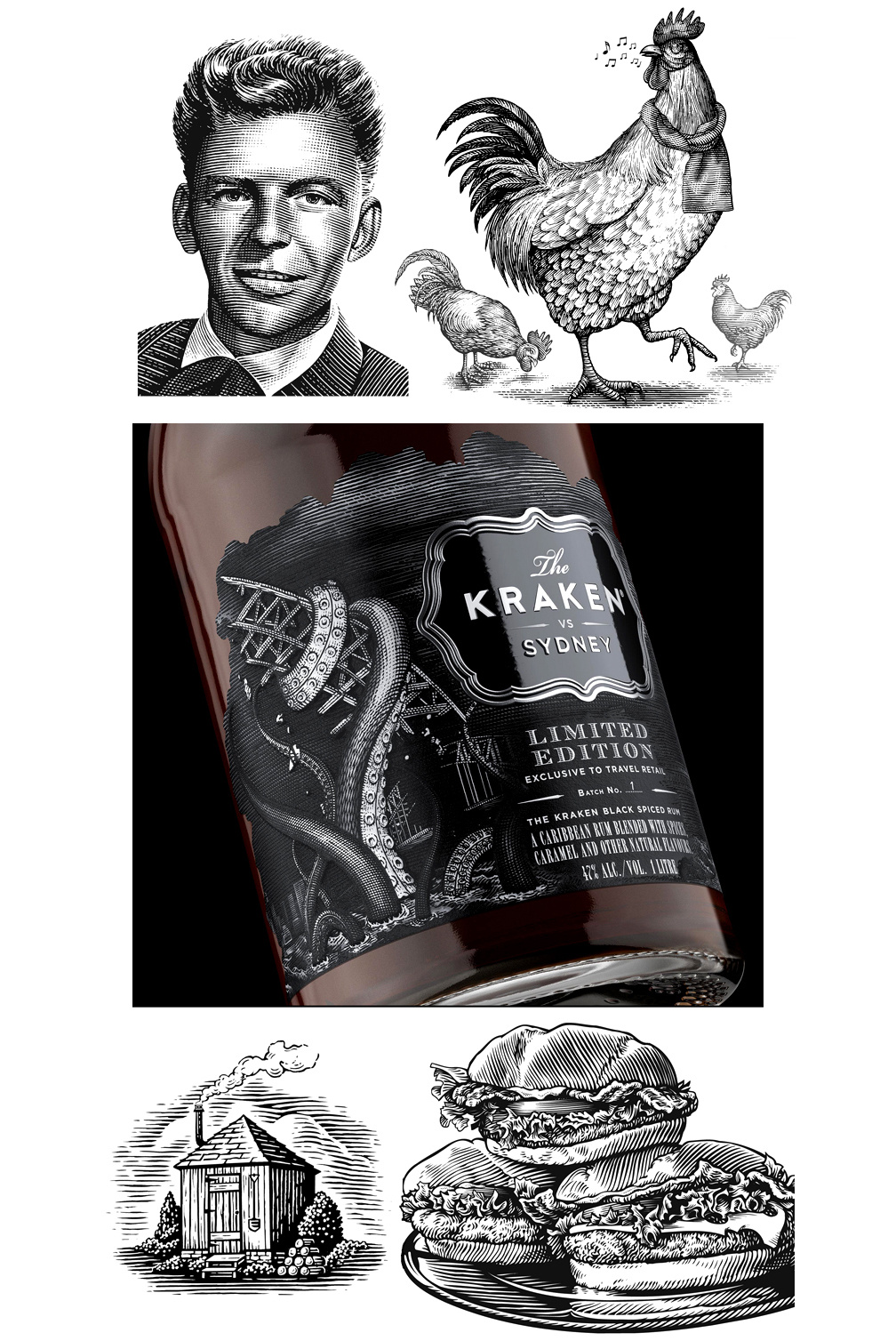 Steven Noble Illustrations Engravings Collection by Steven Noble on ...