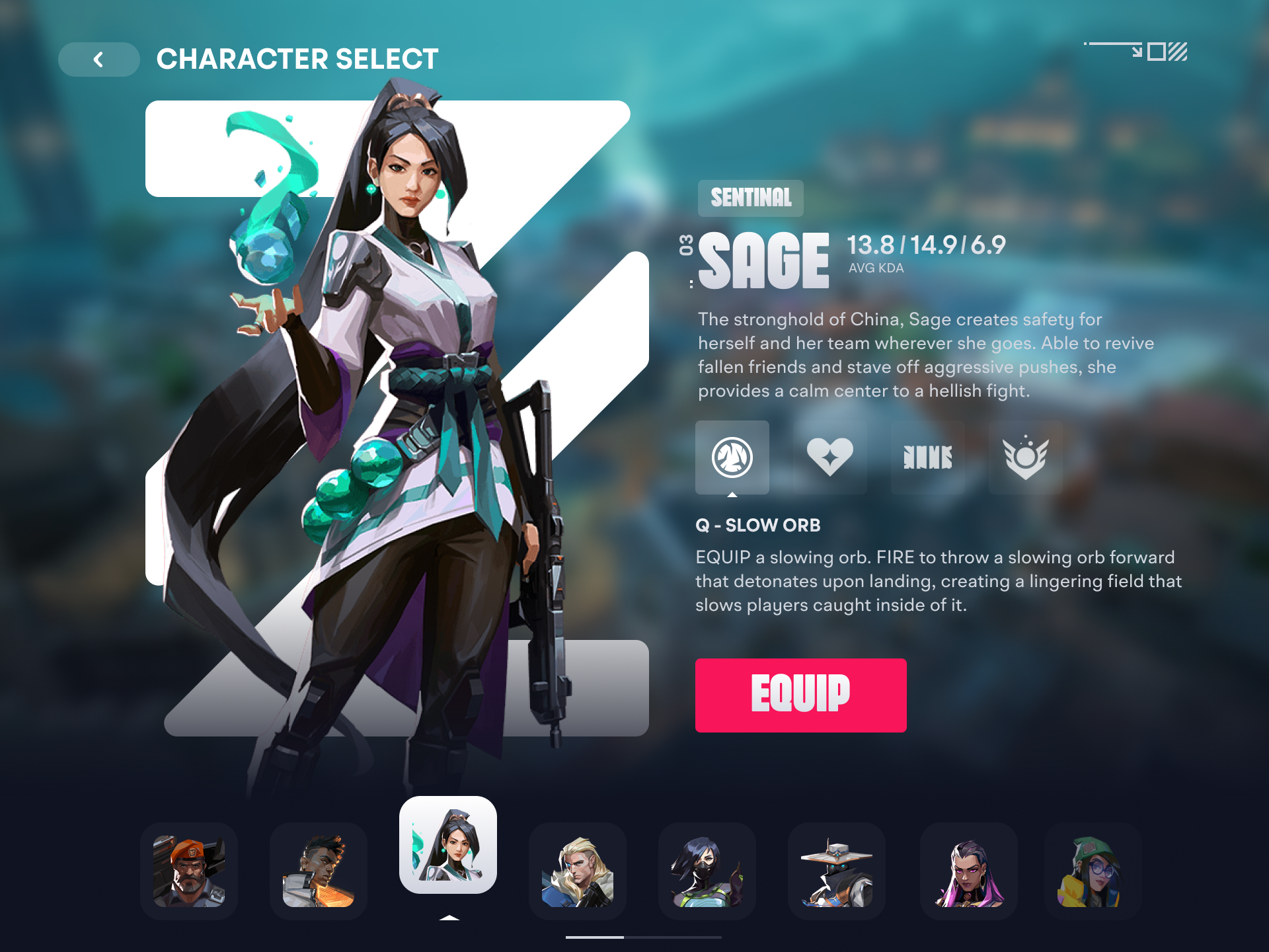 VALORANT Character Select UI by Quimexus on Dribbble