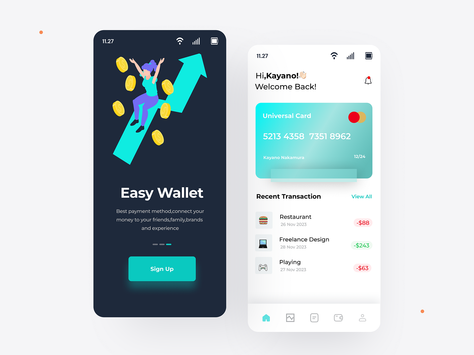 Simple Finance App by Farizal Hendra Putra Kusuma on Dribbble