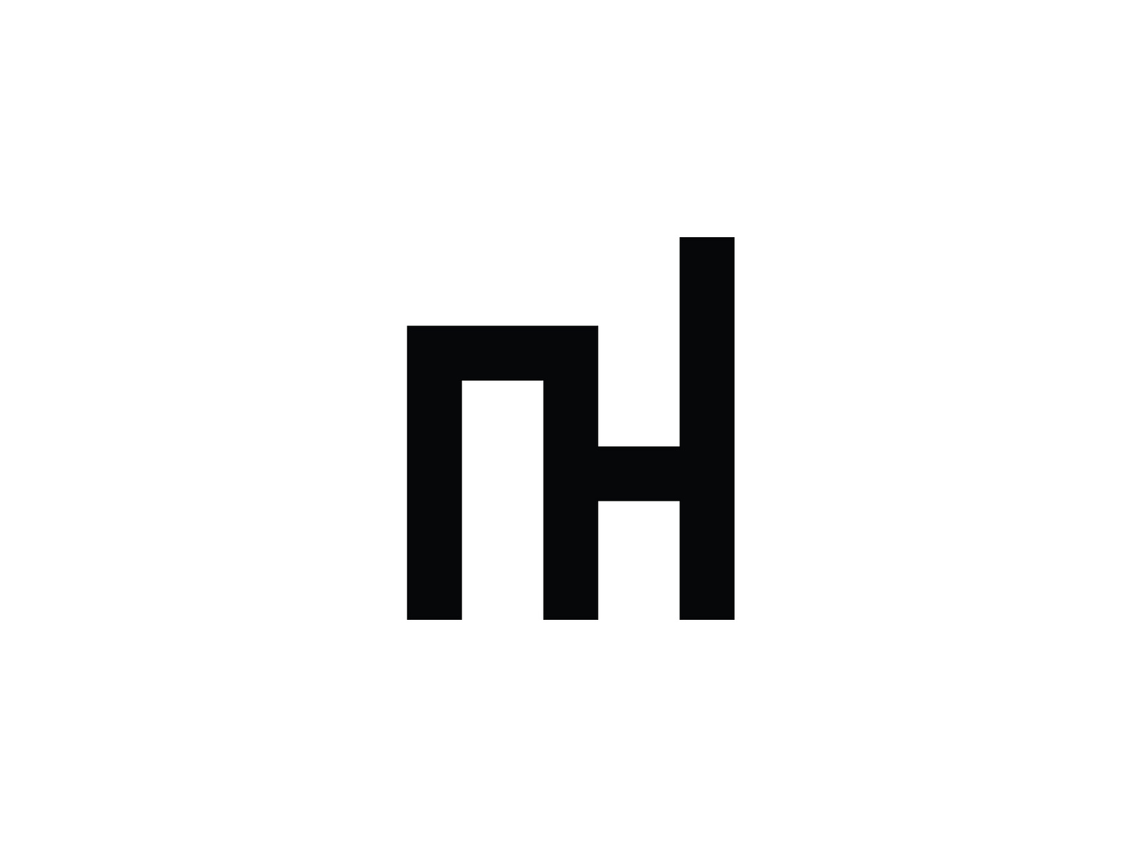 Letter NH Logo by Mahamud hasan Tamim on Dribbble