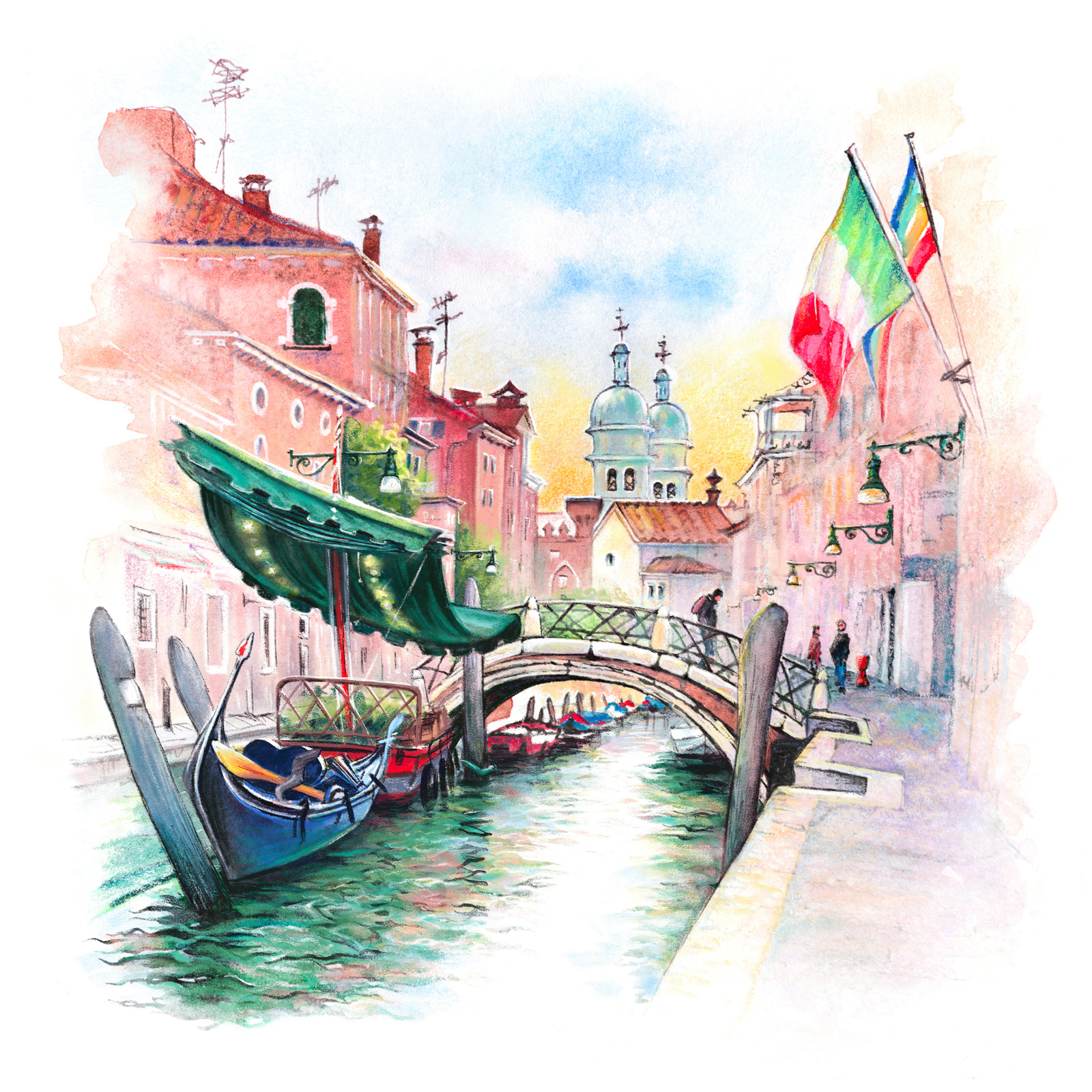 Italian urban sketches by Kavalenkava Volha on Dribbble