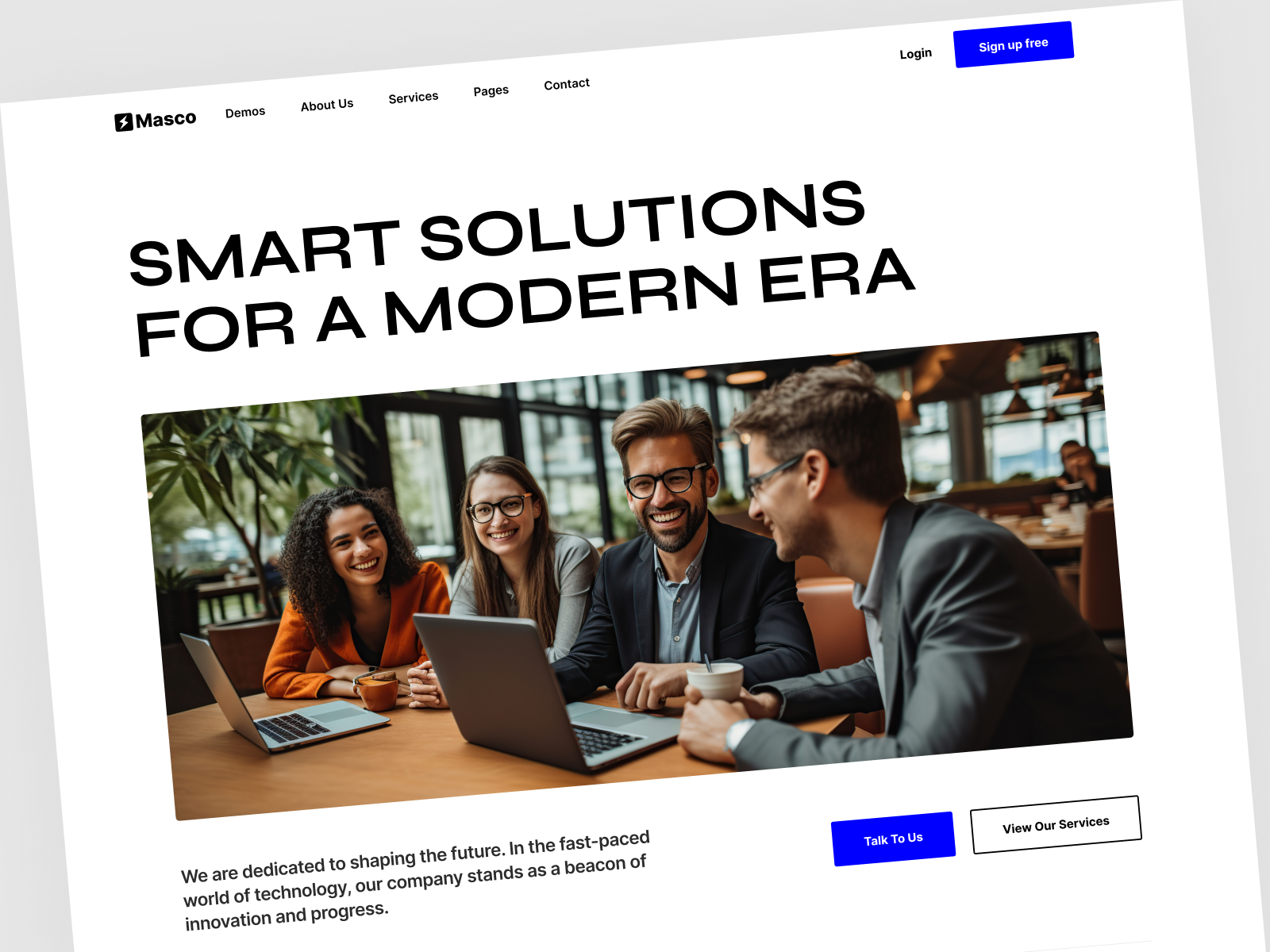 Masco IT Solutions Website Design by FavDevs on Dribbble