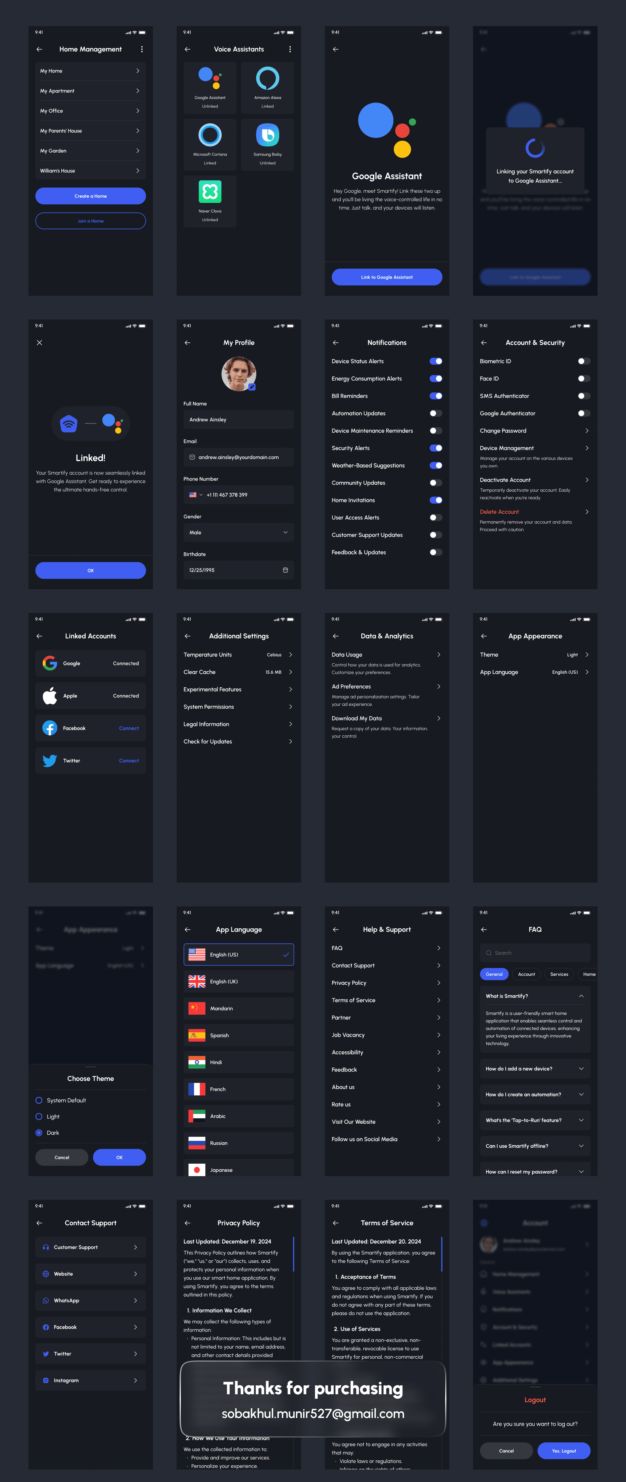 Smartify - Smart Home App UI Kit by Sobakhul Munir Siroj on Dribbble