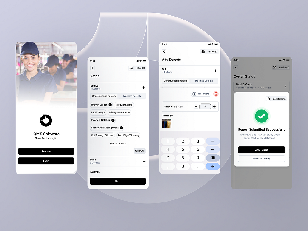 Quality Management System App UI/UX Design by Syed Azhar Hussain Shah ...