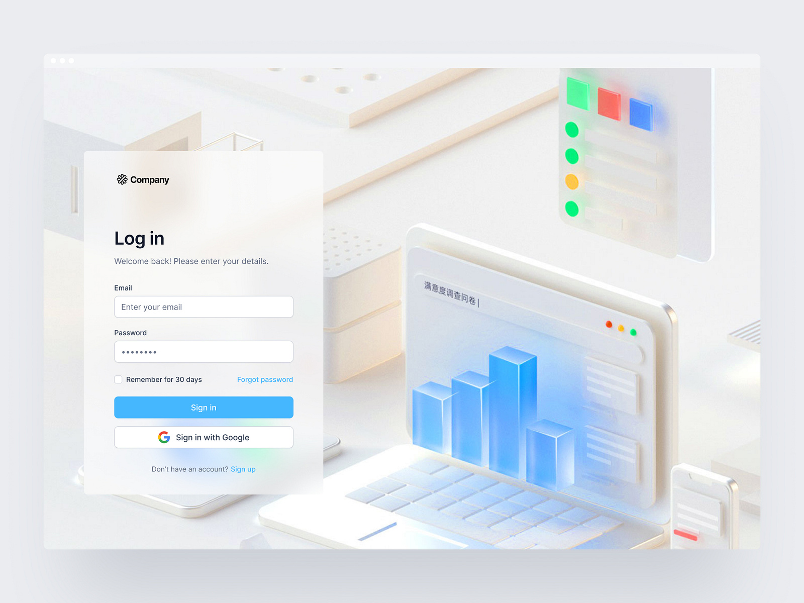 Website Login Design by Asril Mochammad on Dribbble