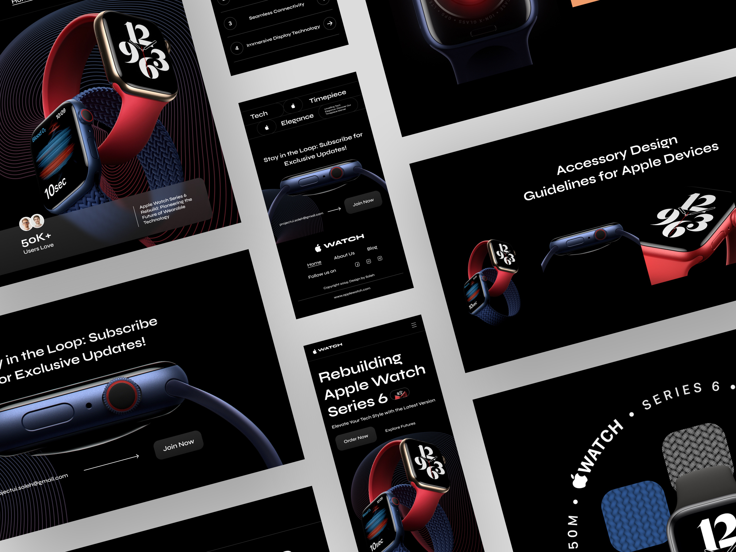 Smart Watch E-commerce Website by Saleh Ahmed on Dribbble