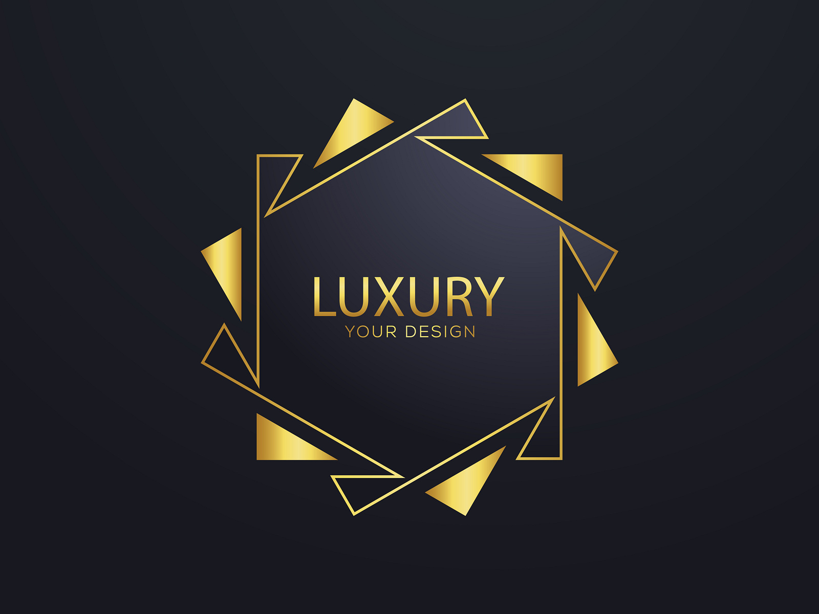 Vector luxury design logo by Freewelcome on Dribbble