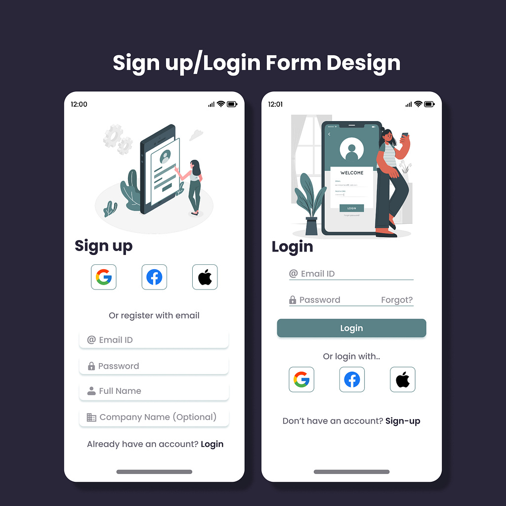 Registration Form UI/UX Design by Mahfuza Anjum Binti on Dribbble