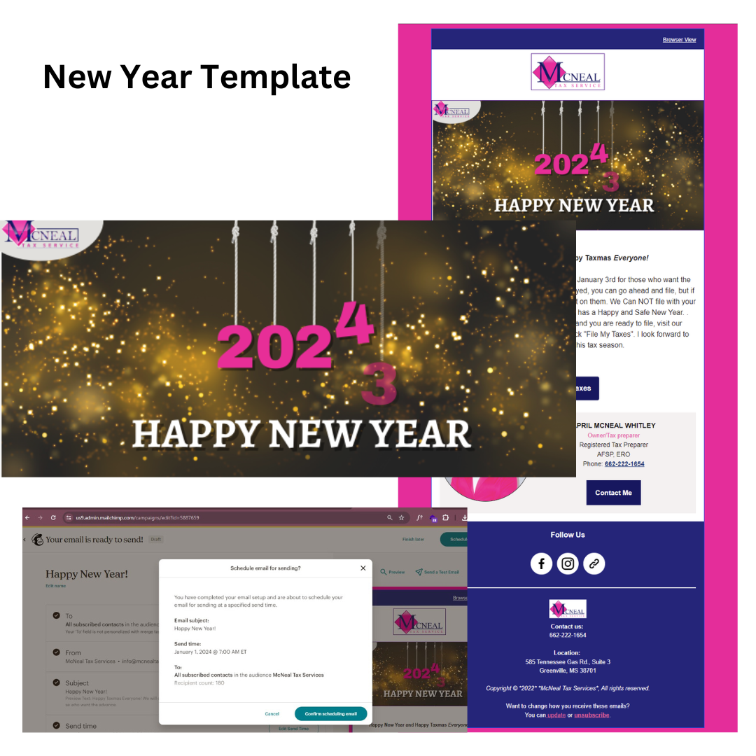 Mailchimp Email Template Design for a Client by Towfiqul Alam on Dribbble