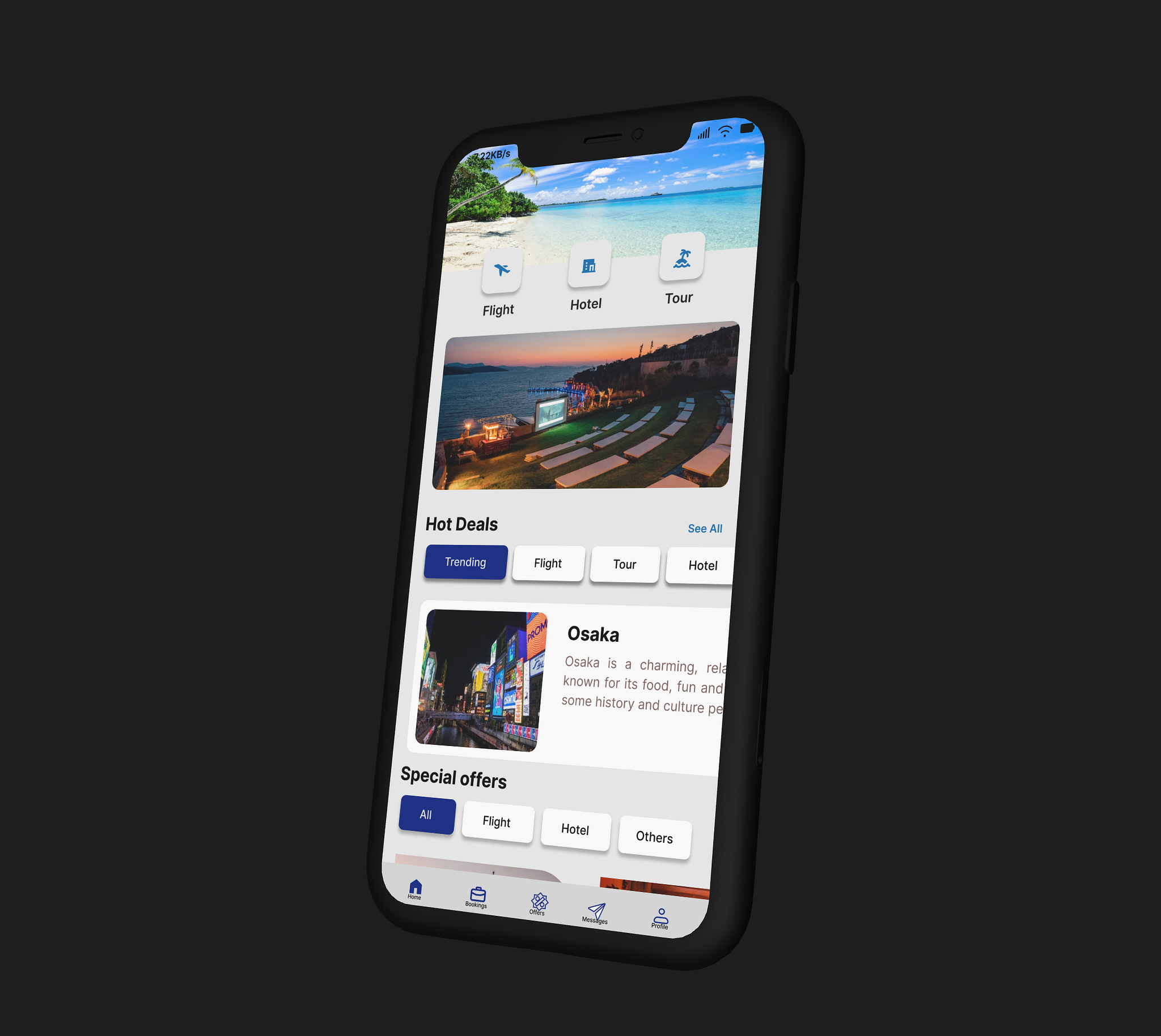 Travel app Home page Design by Nadeem Shirazee Nafe on Dribbble