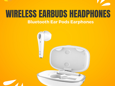 Wireless Earbuds designs, themes, templates and downloadable graphic ...
