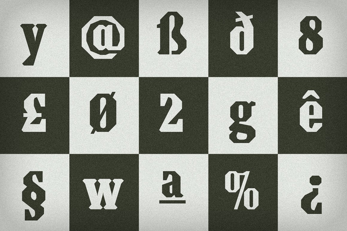 Hardware Font by Creative Font Template on Dribbble