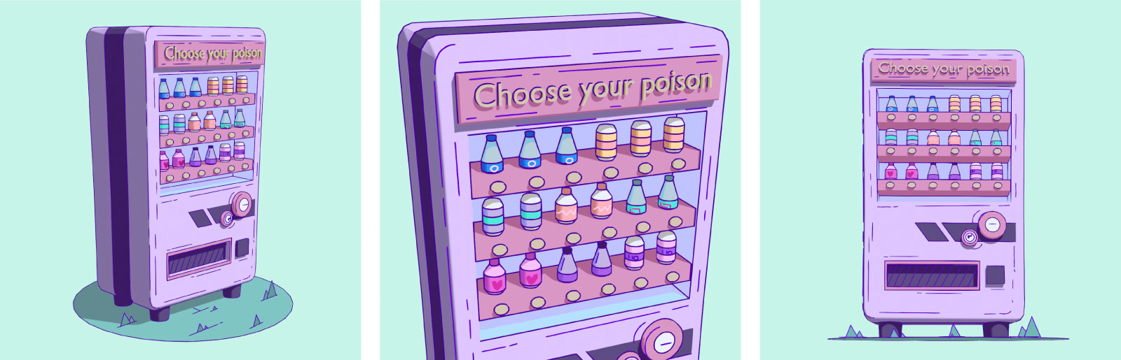 Vending machine - 3D Blender by TRANG NGOC HIEN on Dribbble