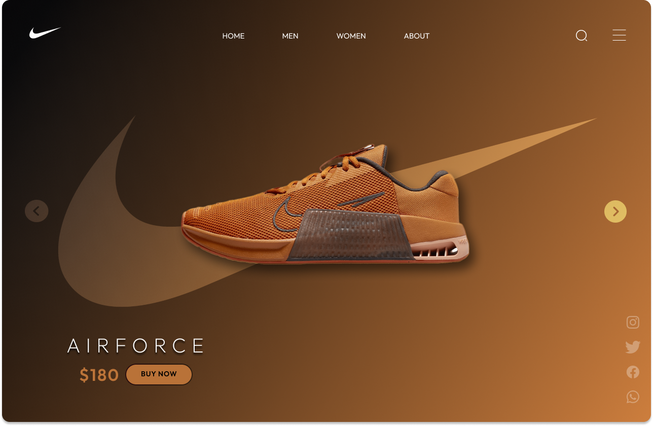 Modern Shoe Website Design by Abhijit More on Dribbble