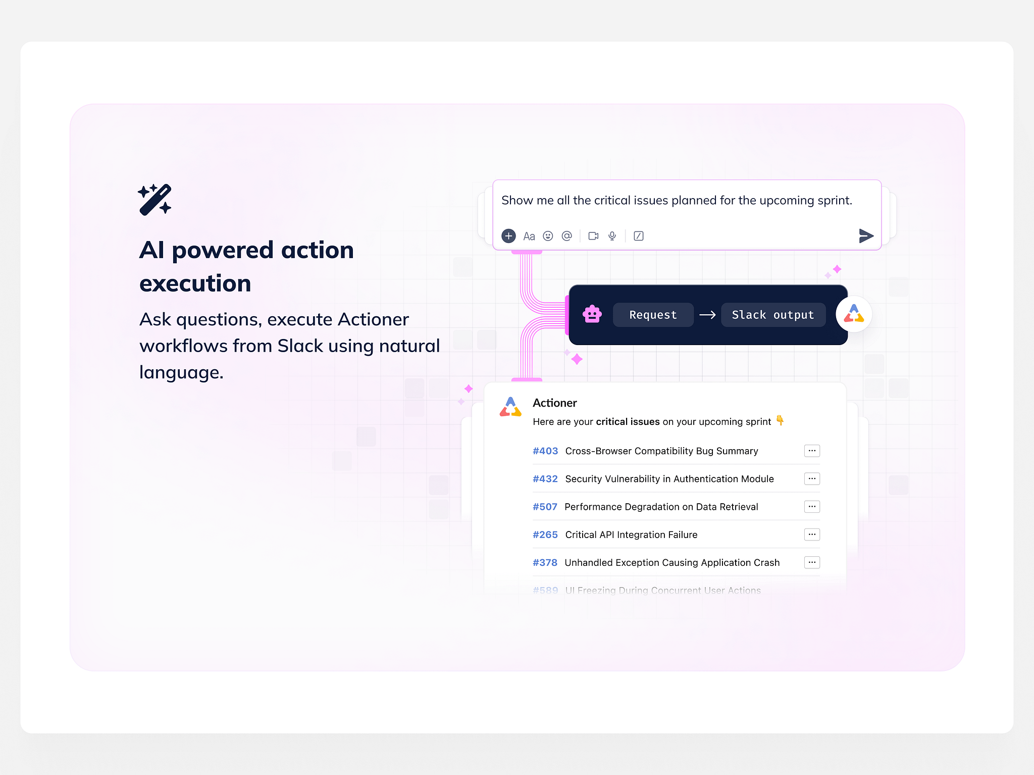 Website section | AI-powered Action execution by Burak Basci on Dribbble