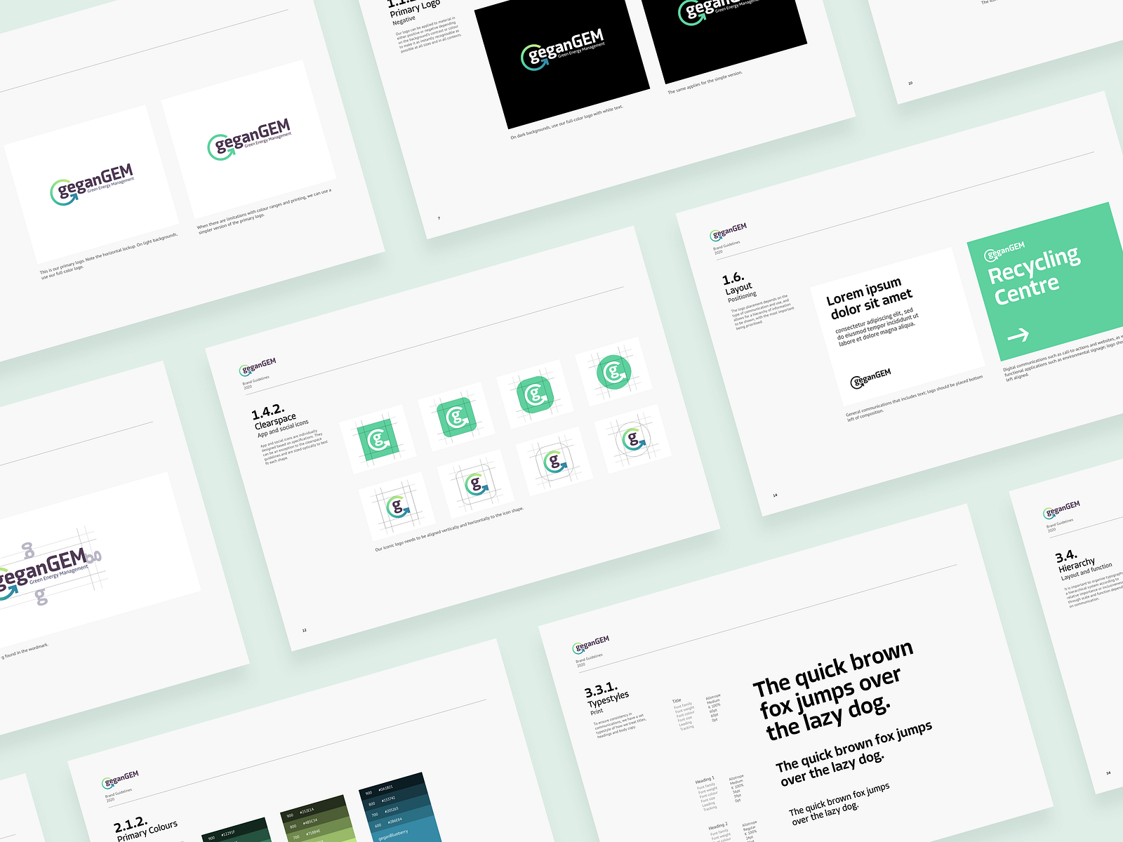 geganGEM | Visual Identity by Lee Barguss on Dribbble