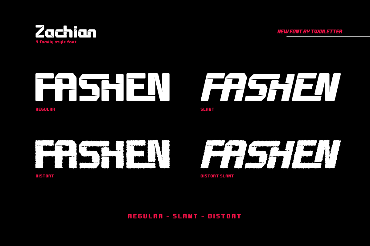 Zachian - Sport Racing Font by Rozi on Dribbble