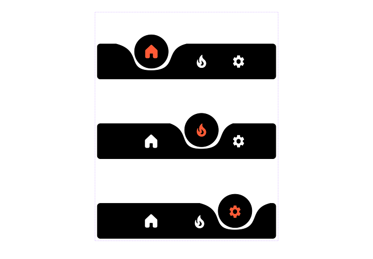 Animated Menu Bar by Simit Jahin Megh on Dribbble Animated Menu Bar by Simit Jahin Megh on Dribbble