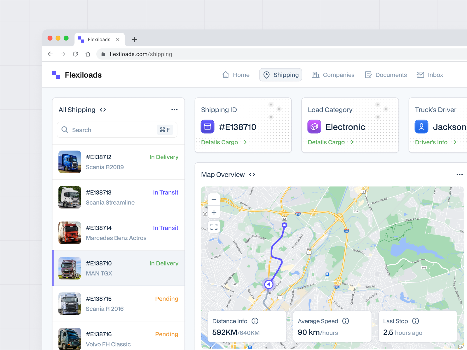 Flexiload - Cargo Shipment Dashboard 🚛 by Repan 🍋 on Dribbble
