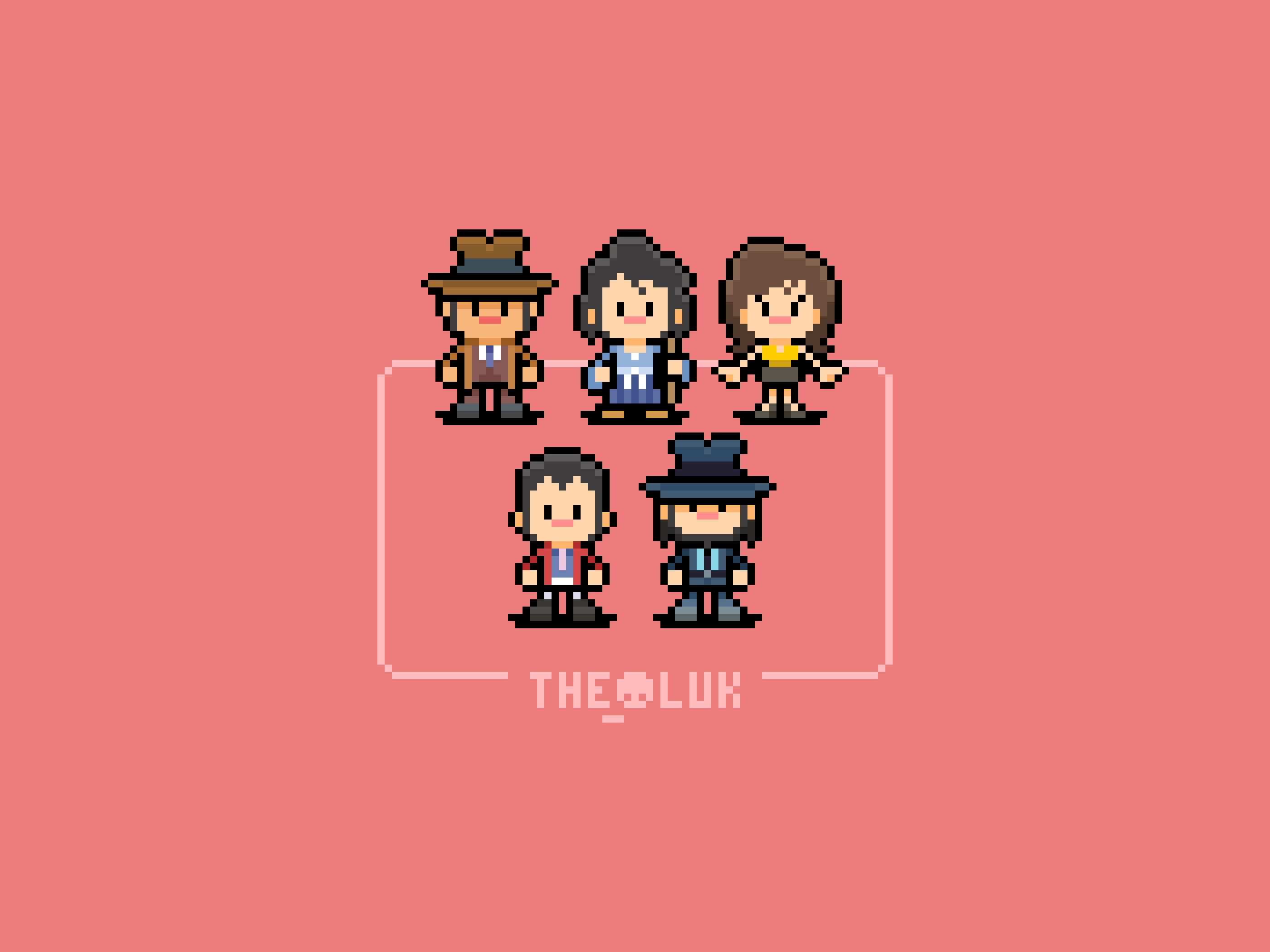 Cartoon Pixel Art Templates ArtStation PIXEL ART ANIMATED