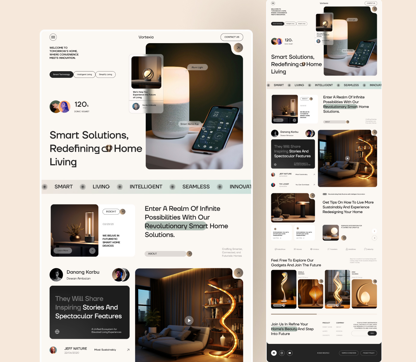 Smart Home Gadgets Landing Page Design by Bibartan Utsha on Dribbble