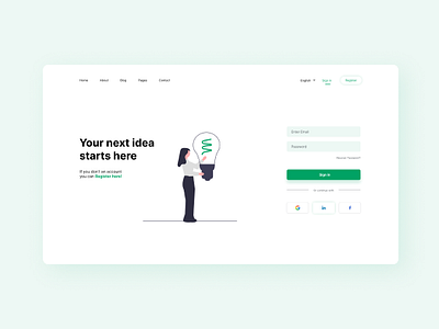UI Design Login by Victor Sillas on Dribbble