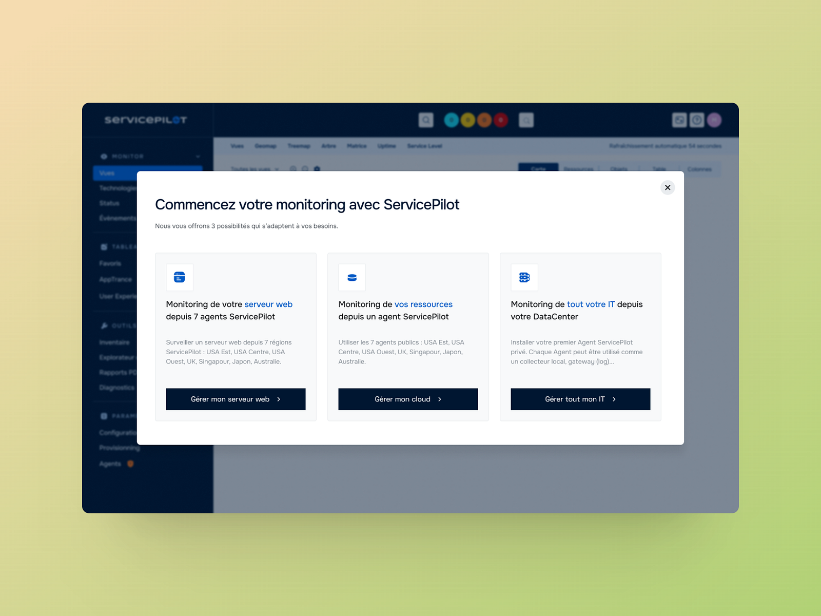 ServicePilot, Popup UX/UI Design by Agence Norry® on Dribbble