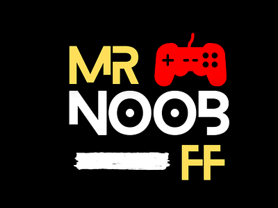 Mr Noob FF gaming logo by Muhammad Shahbaz on Dribbble
