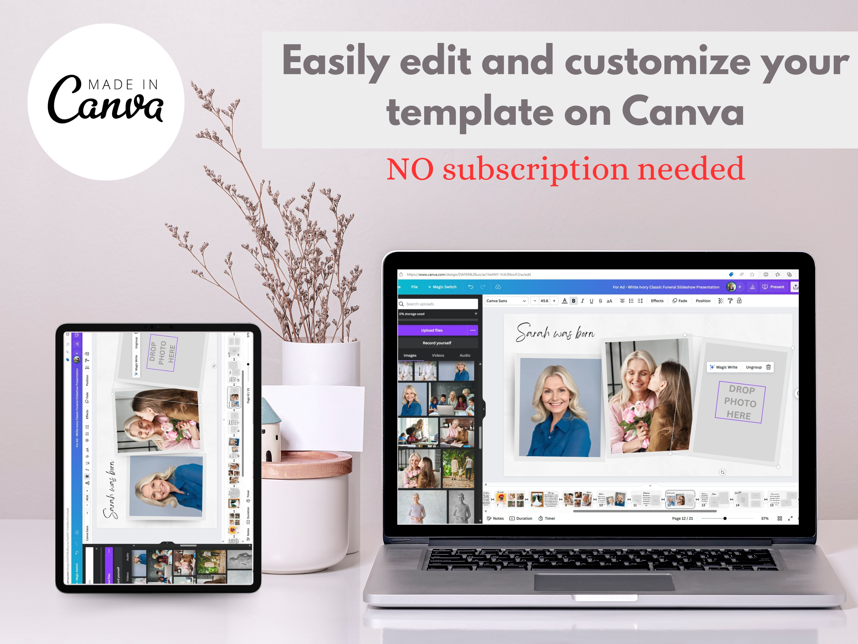 Minimalist Slideshow Template by Nary on Dribbble