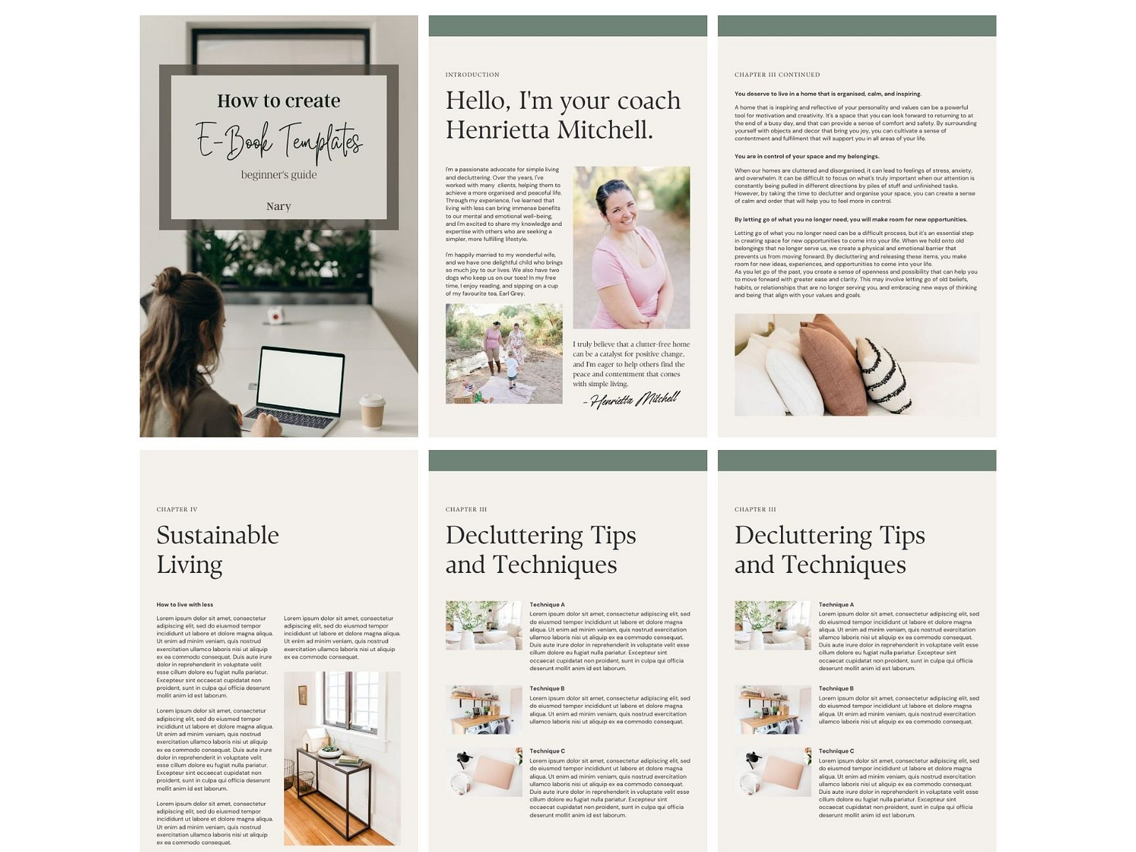 Create an E-Book Using my Template Design by Nary on Dribbble