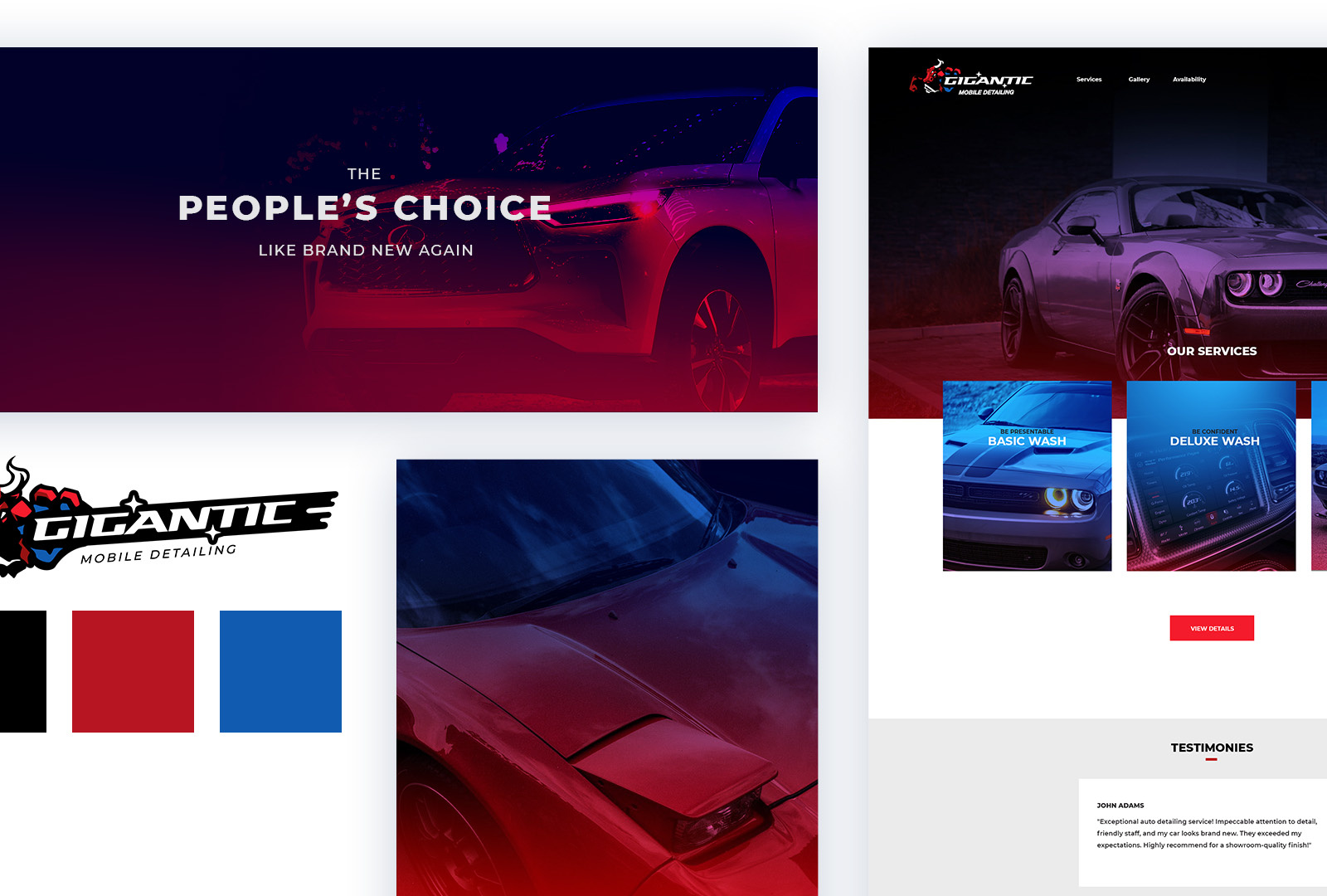 Gigantic Mobile Detailing by Keshawn Gant on Dribbble