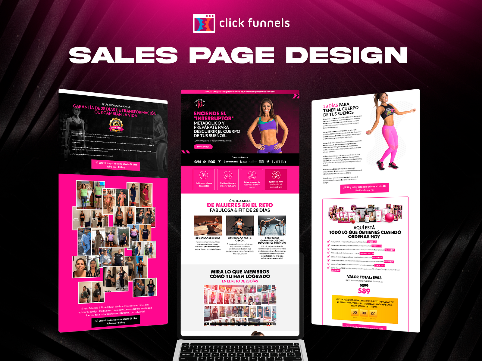 ClickFunnels Sales Page Design by Vicky on Dribbble