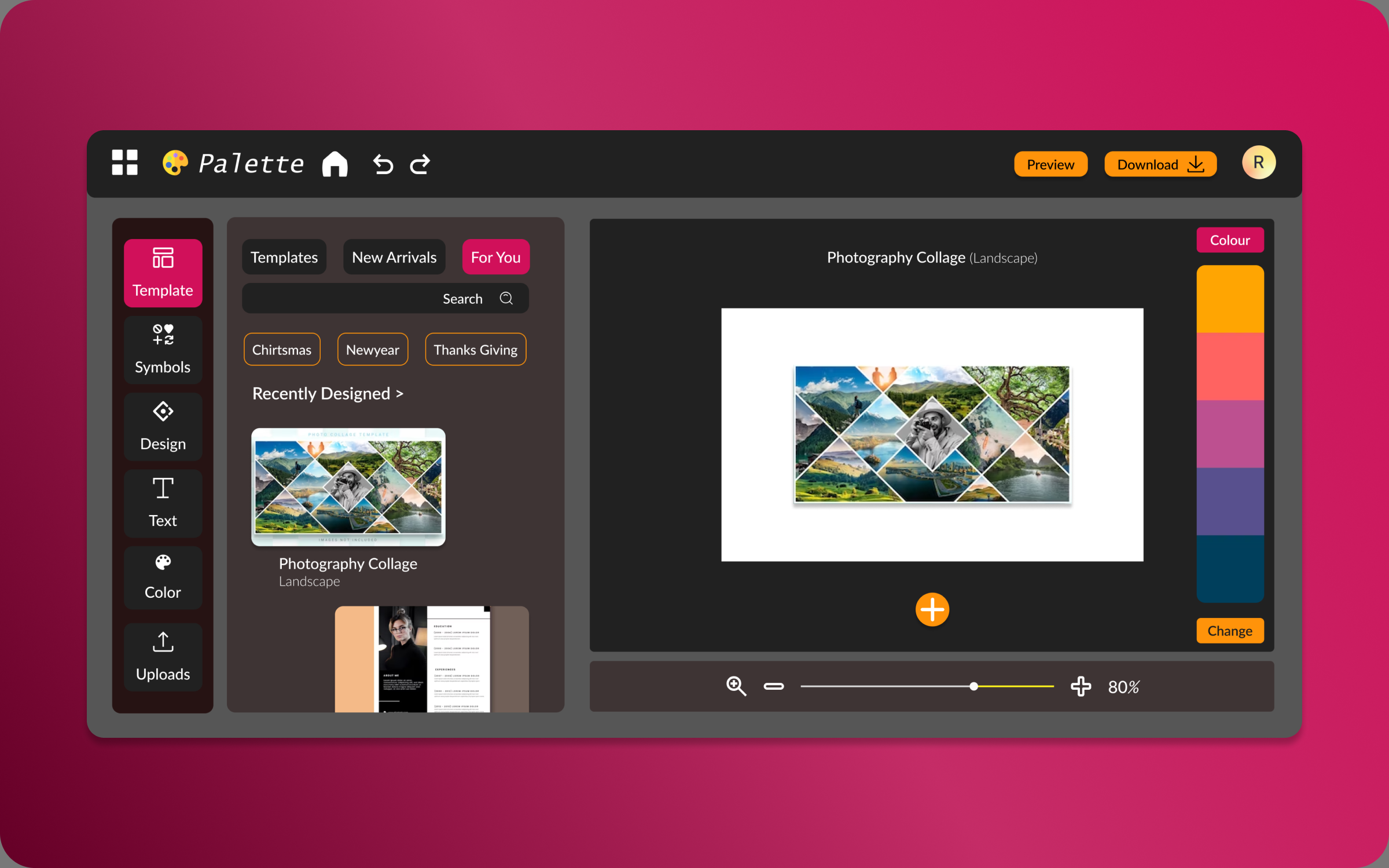 Palette - A desktop Mood Board App by Giridhar K R UX UI on Dribbble