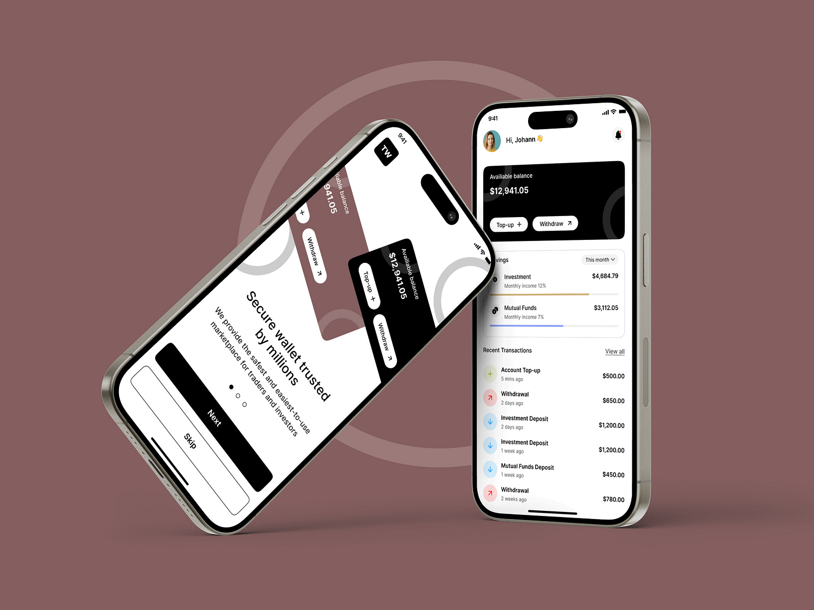 TW Mobile Banking App by Ifeanyi Ahumareze on Dribbble