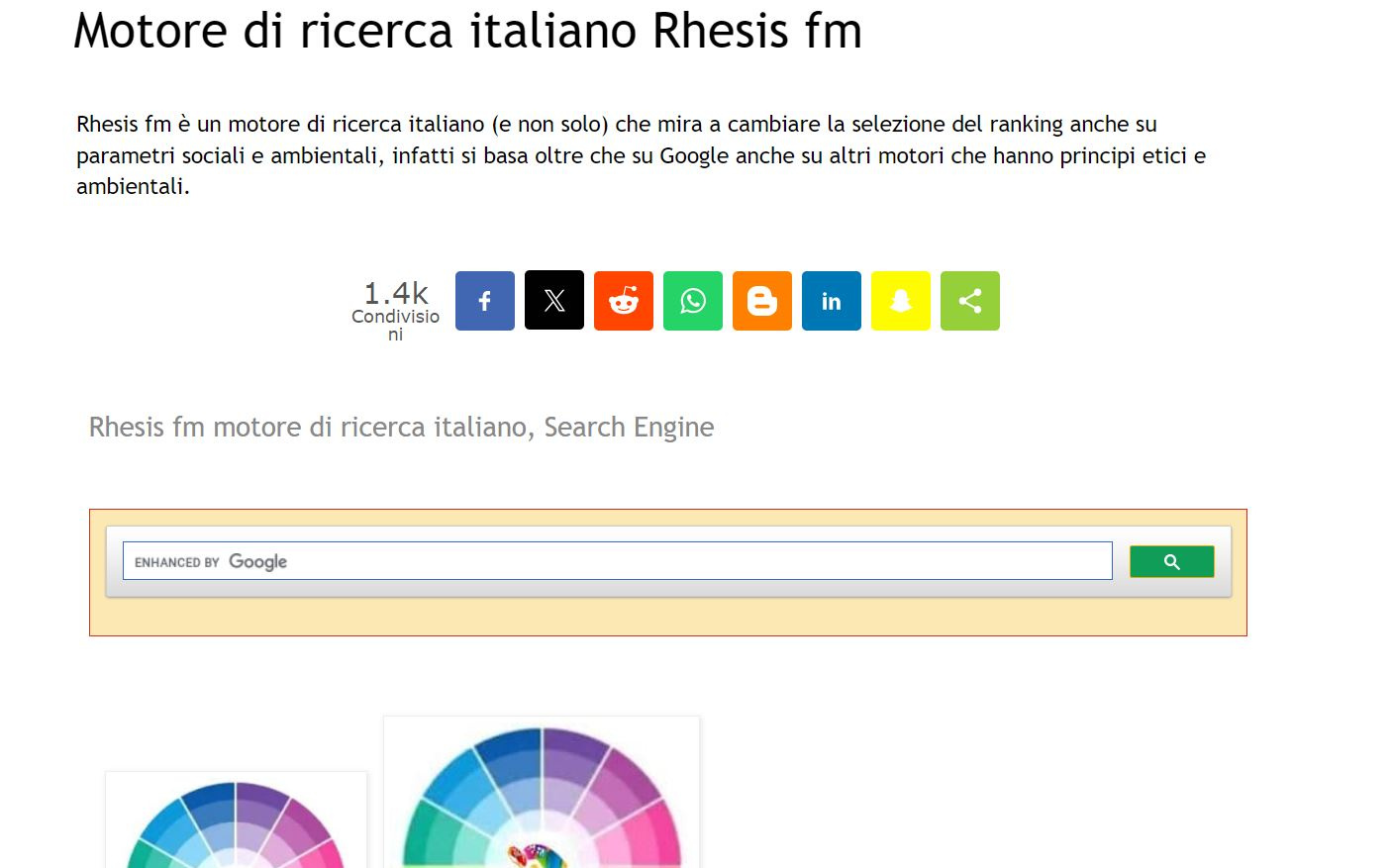 Rhesis FM: search engine by Agenzia Web Ieros on Dribbble
