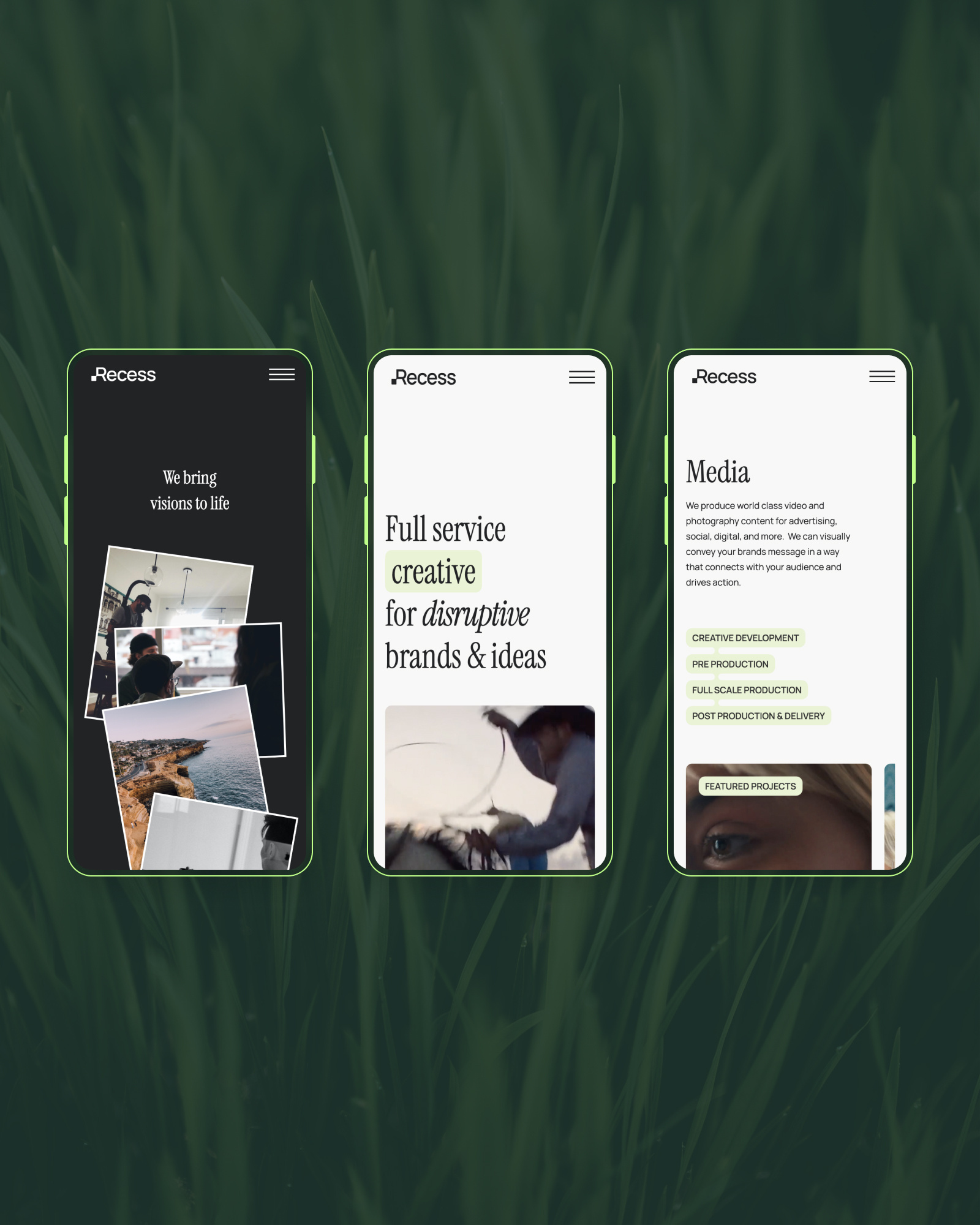 Recess Agency - Website Launch by Will Rust on Dribbble