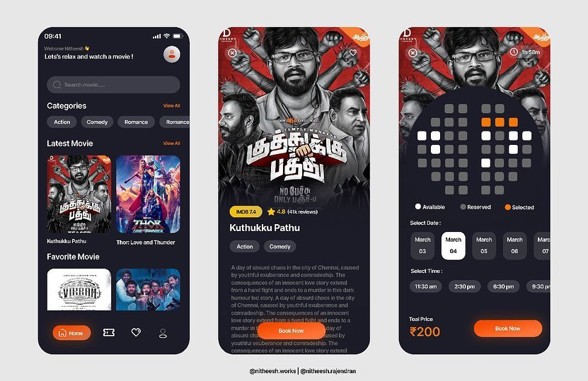 WOW Flix Streaming Platform by Nitheesh D R on Dribbble