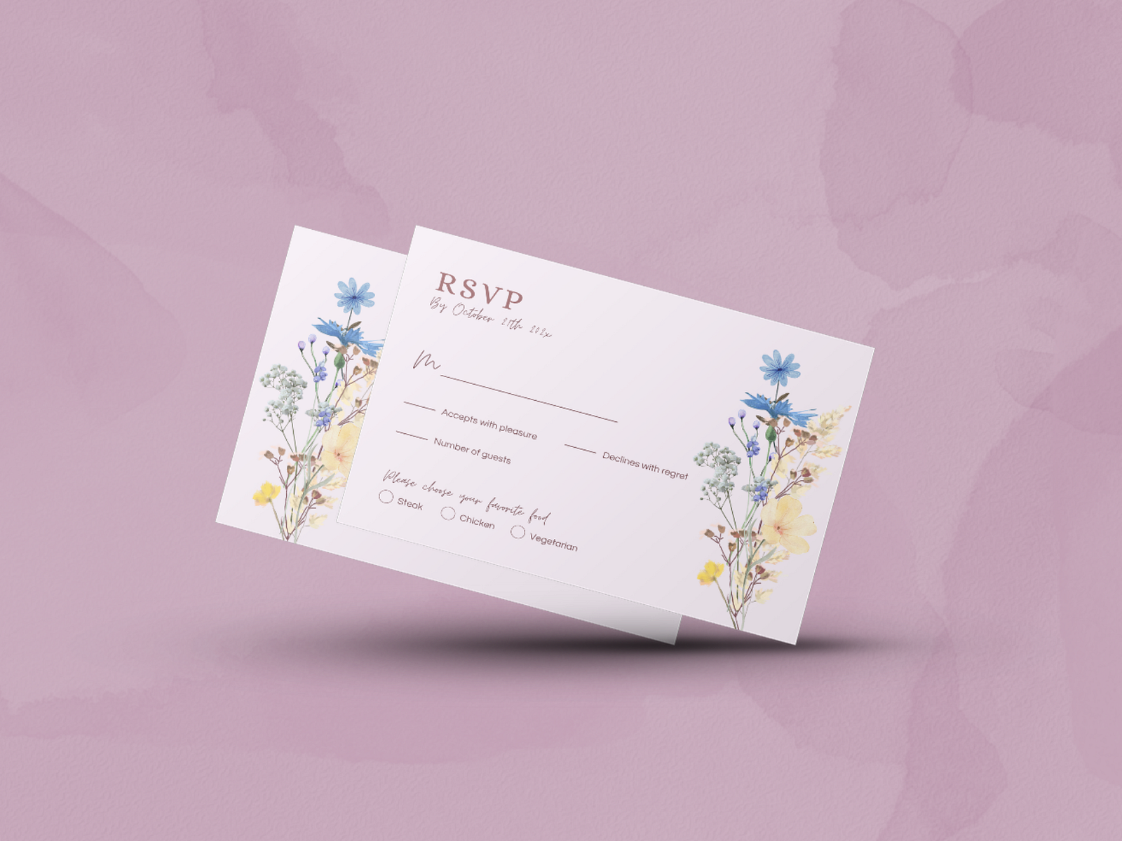 RSVP INVITATION by Nur Qalya on Dribbble