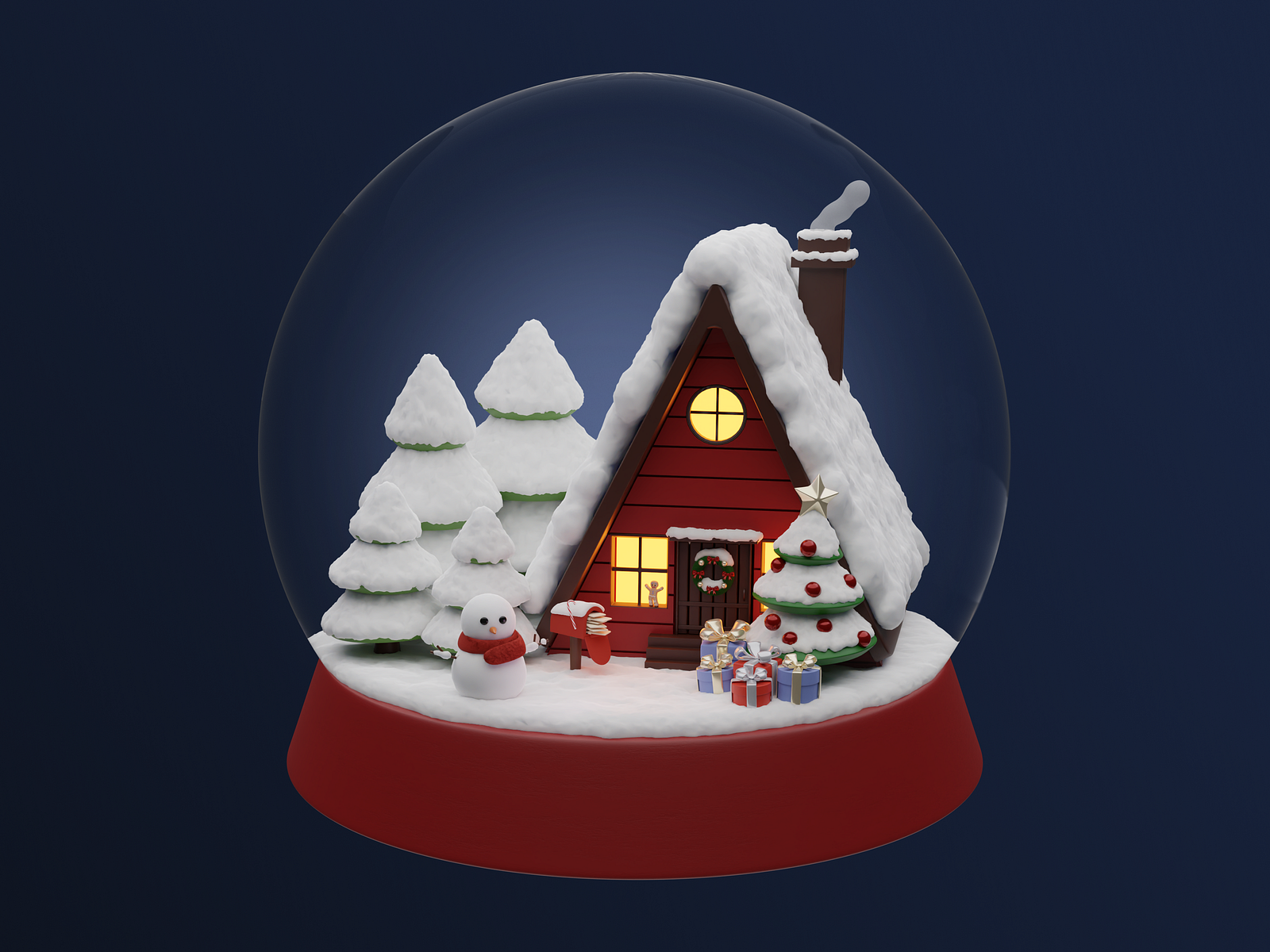 Snow Globe By Victoria On Dribbble snow-globe-by-victoria-on-dribbble