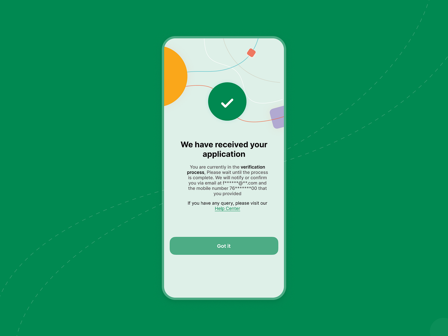 Success UI by Omar Faruk on Dribbble