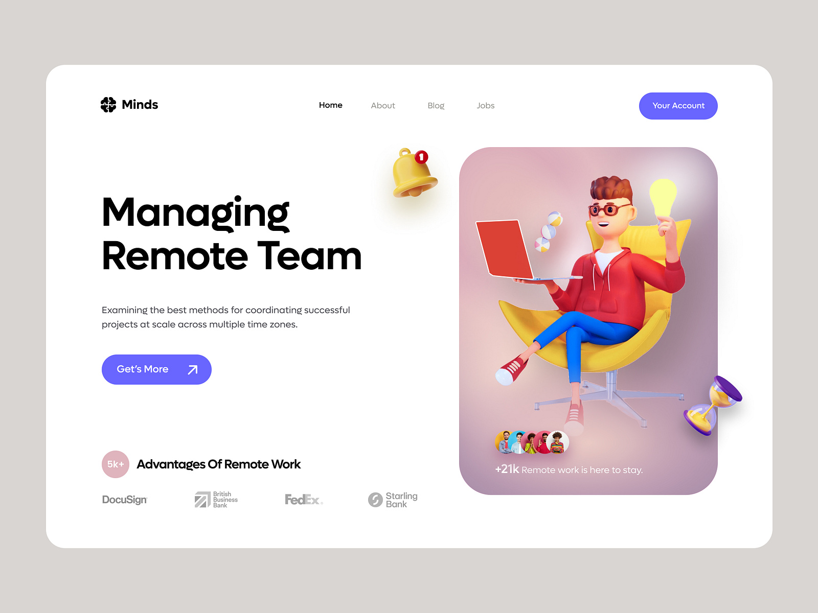 Remote Project Management Website Design By Masud Rana On Dribbble