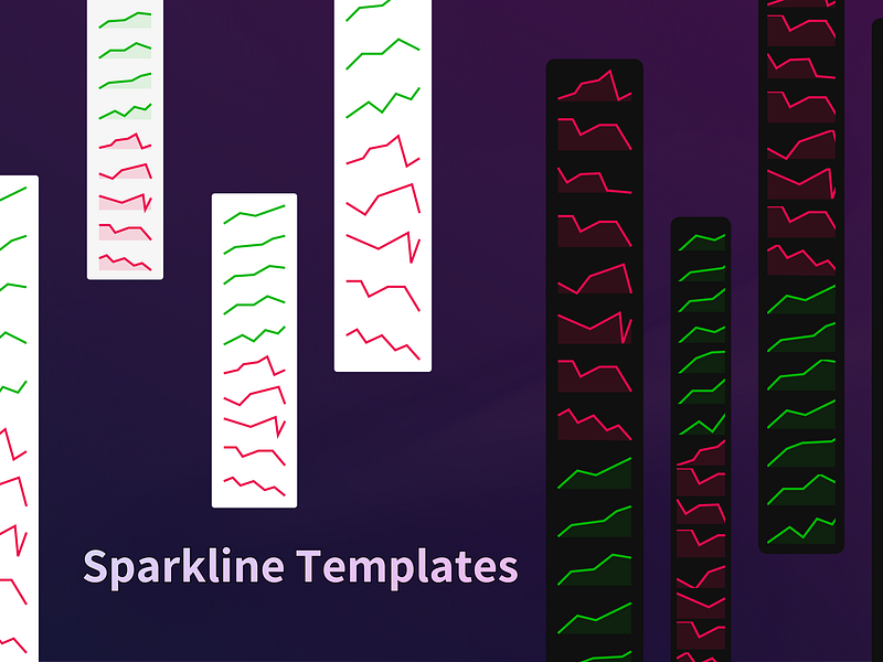 Sparkline Chart designs, themes, templates and downloadable graphic ...