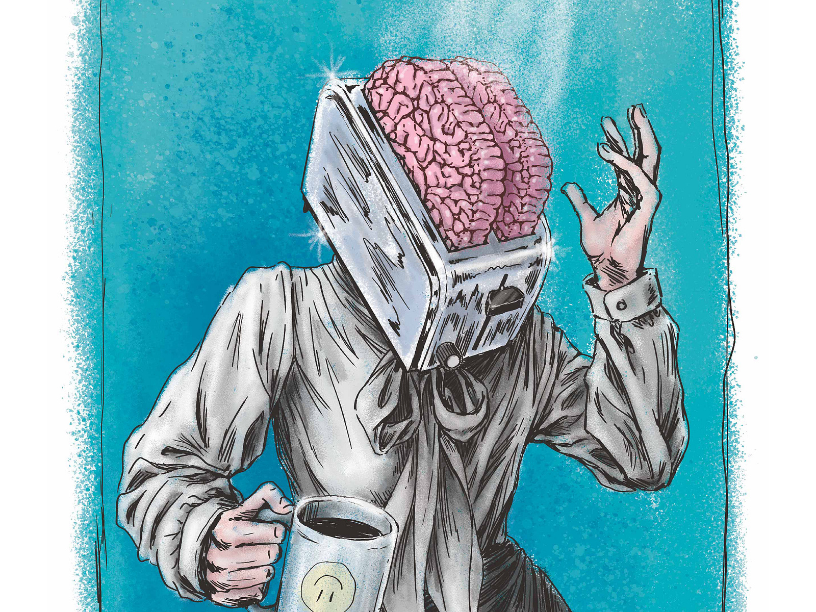 My Brain Is Toast by Katie Conrad on Dribbble